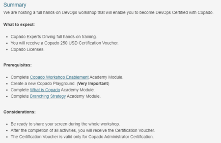 Copado offering certifications worth $250 for free » SFDC Developers