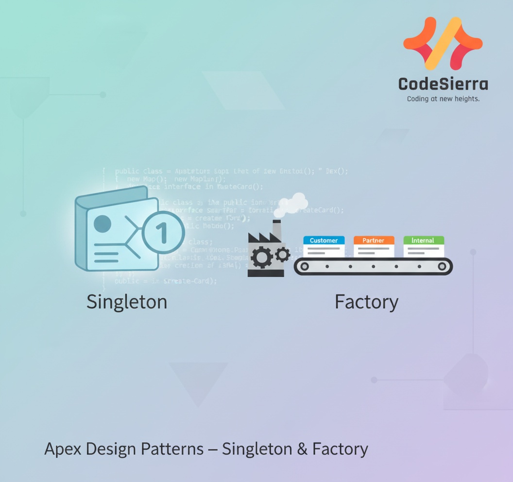 Apex Design Patterns in Salesforce — Singleton & Factory Explained ...